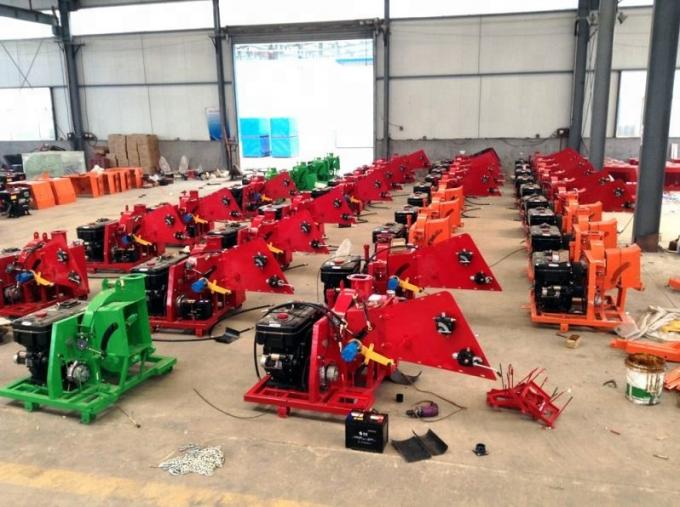 6 Inch 8 Inch Road Towable Diesel Wood Chipper 22HP Wood Chipping Machine