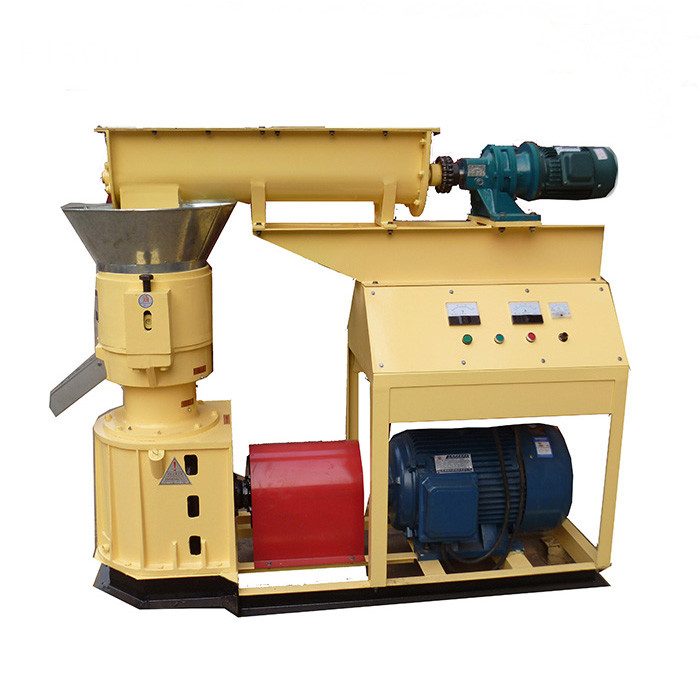 SKJ2-300 1000kg/H Grass Pellet Making Machine 30KW Flat Die Pellet Machine