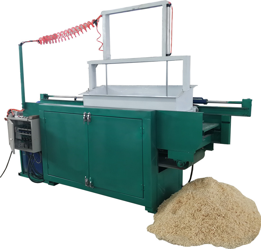 SH500-4 1mm thickness Pine Wood Shaving Machine 3500RPM